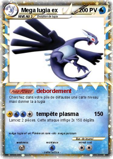Pokémon Mega lugia ex 10 10 - debordement - Ma carte Pokémon