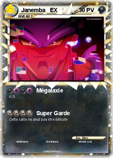 Pokémon Janemba EX - Mégalaxie - Ma carte Pokémon