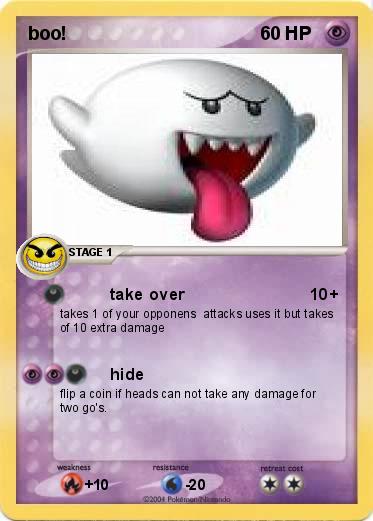 Pokémon boo - take over - My Pokemon Card