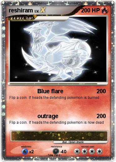 Pokémon reshiram 5594 5594 - Blue flare - My Pokemon Card
