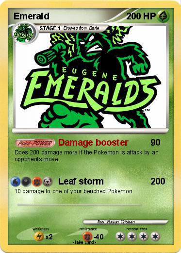 Pokémon Emerald 148 148 - Damage booster - My Pokemon Card