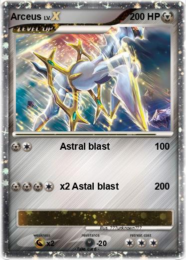 Pokémon Arceus 11672 11672 - Astral blast - My Pokemon Card