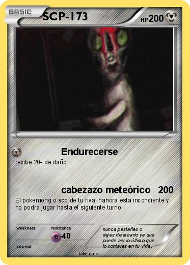 Pokémon SCP 173 223 223 - Endurecerse - Mi carta pokémon