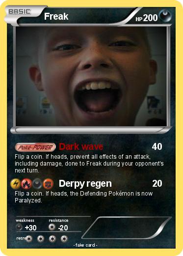 Pokémon Freak 97 97 - Dark wave - My Pokemon Card