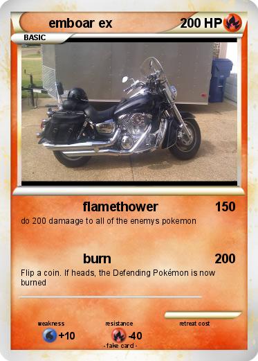 Pokémon emboar ex 73 73 - flamethower - My Pokemon Card