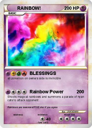 Pokémon RAINBOW 3179 3179 - BLESSINGS - My Pokemon Card
