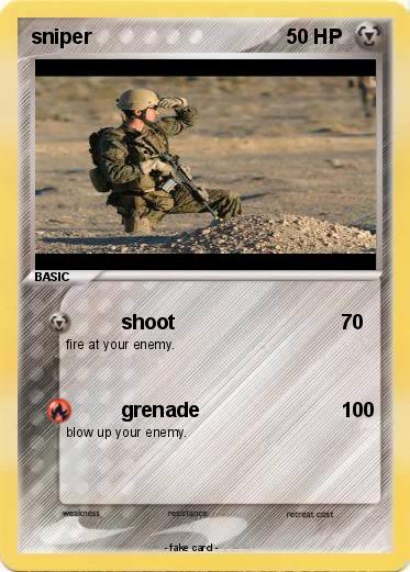 Pokémon sniper 1052 1052 - shoot - My Pokemon Card