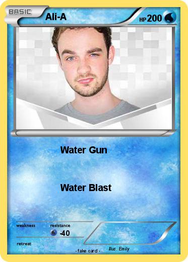 Pokémon Ali A 16 16 - Water Gun - My Pokemon Card