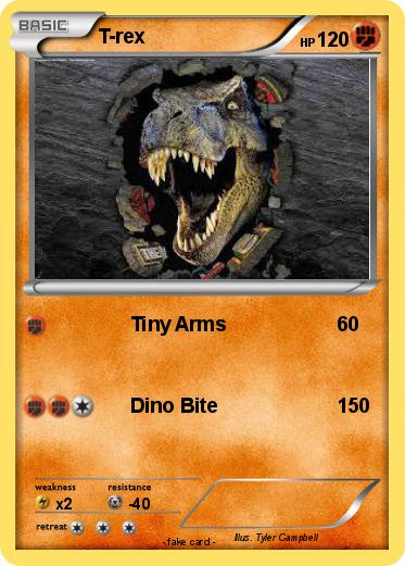 Pokémon T rex 939 939 - Tiny Arms - My Pokemon Card