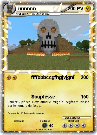 Pokémon nnnnnn 1 1 - ffffbbbccgfhgjvjgnf - Ma carte Pokémon