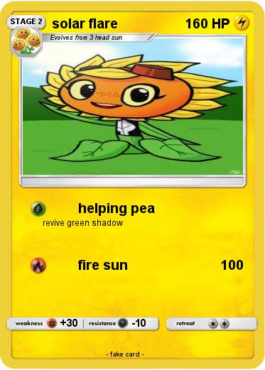 Pokémon solar flare 11 11 - helping pea - My Pokemon Card