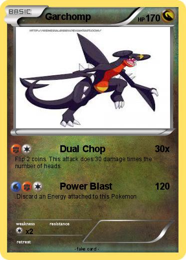 Pokémon Garchomp 786 786 - Dual Chop - My Pokemon Card