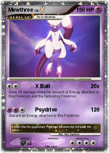 Pokémon Mewthree 922 922 - X Ball - My Pokemon Card