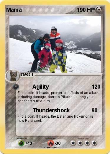 Pokémon Mama 729 729 - Agility - My Pokemon Card