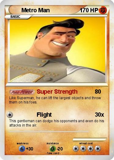 Pokémon Metro Man 2 2 - Super Strength - My Pokemon Card