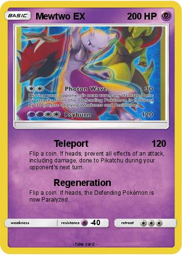 Pokémon Mewtwo EX 831 831 - Teleport - My Pokemon Card