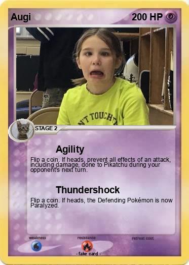 Pokémon Augi - Agility - My Pokemon Card