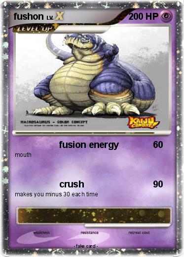 Pokémon fushon - fusion energy - My Pokemon Card