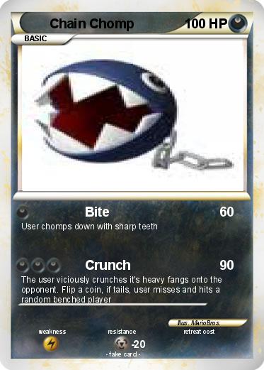 Pokémon Chain Chomp 95 95 - Bite - My Pokemon Card
