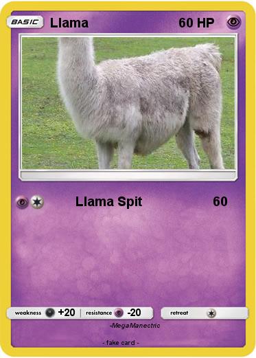 Pokémon Llama 244 244 - Llama Spit - My Pokemon Card
