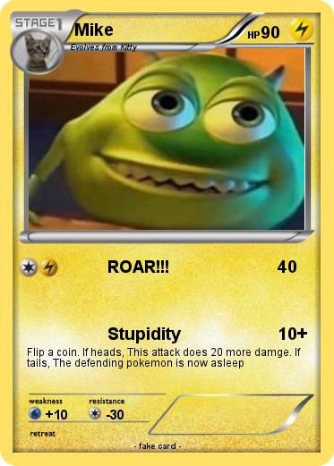 Pokémon Mike 1092 1092 - ROAR!!! - My Pokemon Card