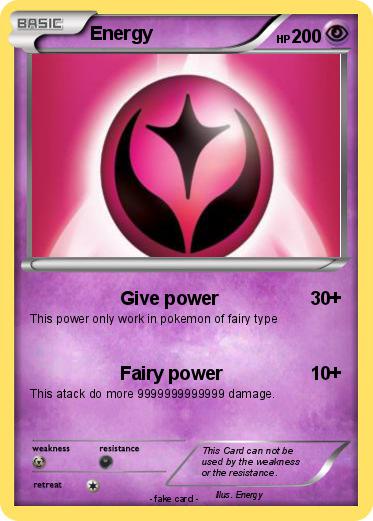 Pokémon Energy 331 331 - Give power - My Pokemon Card