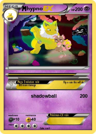 Pokémon hypno 308 308 - shadowball - My Pokemon Card