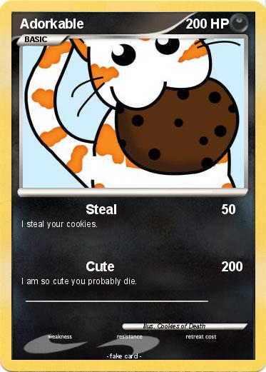 Pokémon Adorkable 1 1 - Steal - My Pokemon Card