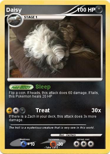 Pokémon Daisy 560 560 - Sleep - My Pokemon Card