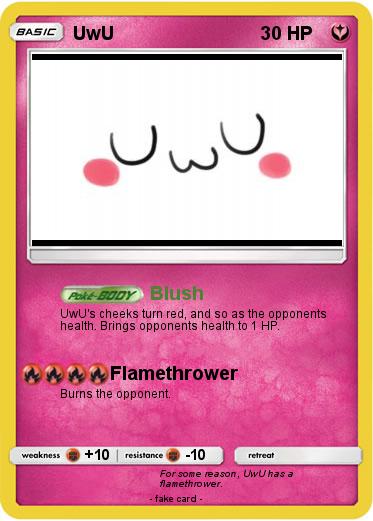 Pokémon UwU 17 17 - Blush - My Pokemon Card