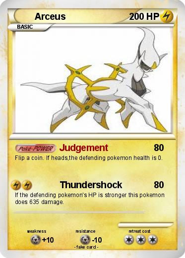 Pokémon Arceus 3933 3933 - Judgement - My Pokemon Card