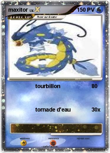 Pokémon maxitor - tourbillon - Ma carte Pokémon