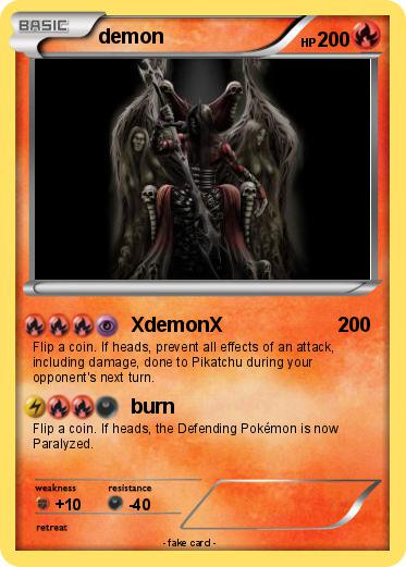 Pokémon demon 1996 1996 - XdemonX - My Pokemon Card