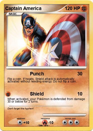 Pokémon Captain America 529 529 - Punch - My Pokemon Card