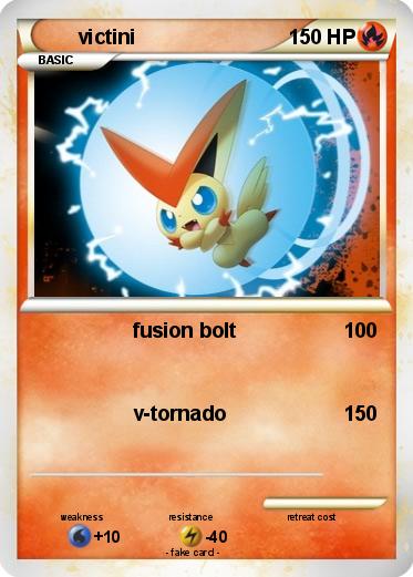 Pokémon victini 1544 1544 - fusion bolt - My Pokemon Card