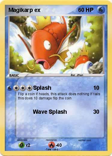 Pokémon Magikarp ex 106 106 - Splash - My Pokemon Card