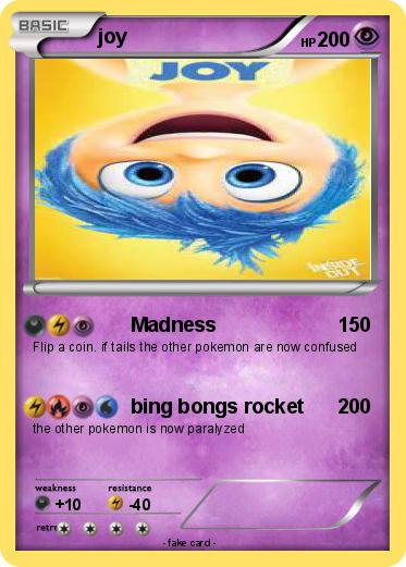 Pokémon joy 58 58 - Madness - My Pokemon Card