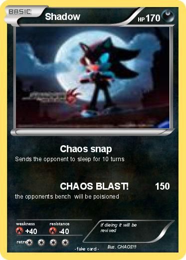Pokémon Shadow 11139 11139 - Chaos snap - My Pokemon Card