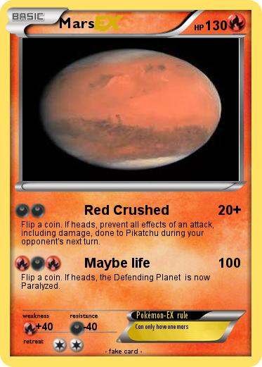 Pokémon Mars 196 196 - Red Crushed - My Pokemon Card