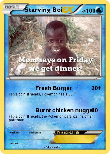 Pokémon Starving Boi - Fresh Burger - My Pokemon Card