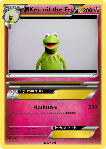 Pokémon Kermit the Frog 109 109 - darkniss - My Pokemon Card