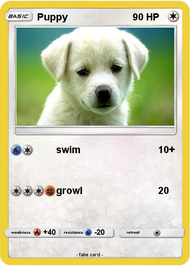 Pokémon Puppy 1160 1160 - swim - My Pokemon Card