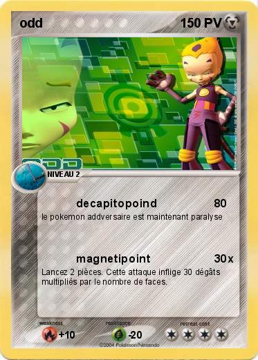 Pokémon odd 15 15 - decapitopoind - Ma carte Pokémon