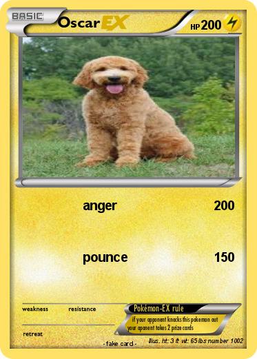 Pokémon Oscar 426 426 - anger - My Pokemon Card