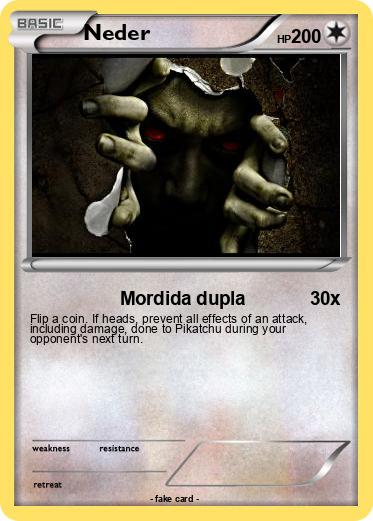 Pokémon Neder 1 1 - Mordida dupla - My Pokemon Card