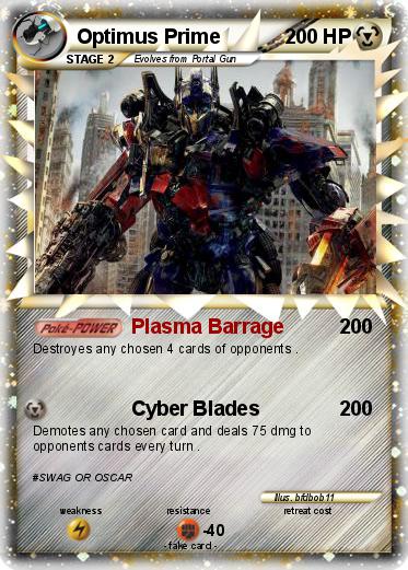 Pokémon Optimus Prime 711 711 - Plasma Barrage - My Pokemon Card