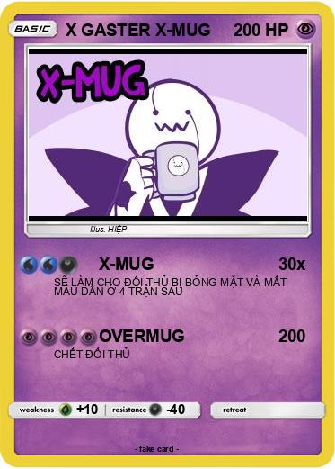 Pokémon X GASTER X MUG - X-MUG - My Pokemon Card