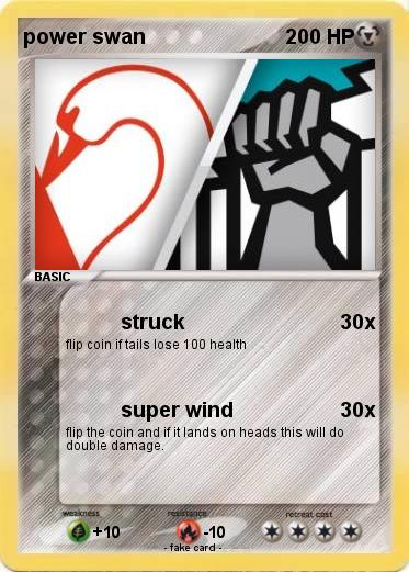 Pokémon power swan - struck - My Pokemon Card
