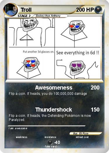Pokémon Troll 1770 1770 - Awesomeness - My Pokemon Card