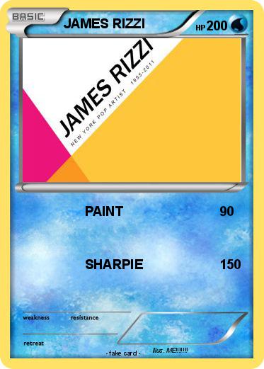 Pokémon JAMES RIZZI - PAINT - My Pokemon Card